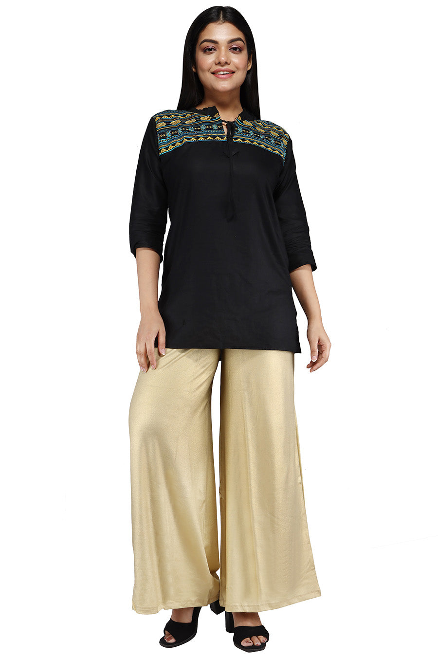 Comfort Lady Shimmer Palazzos – Comfort Lady Private Limited